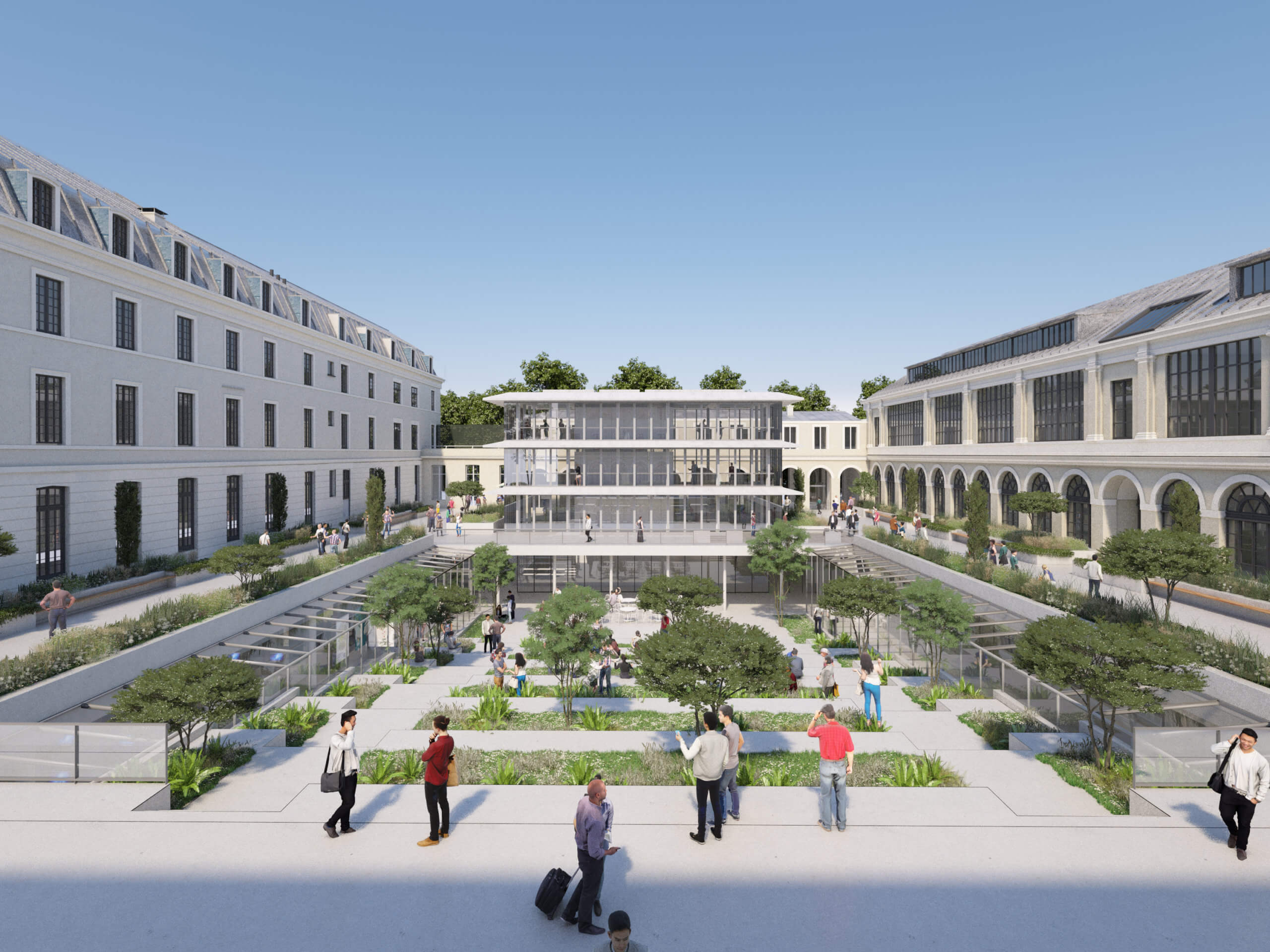 Inauguration du nouveau campus parisien de Sciences Po et de ses cours ...